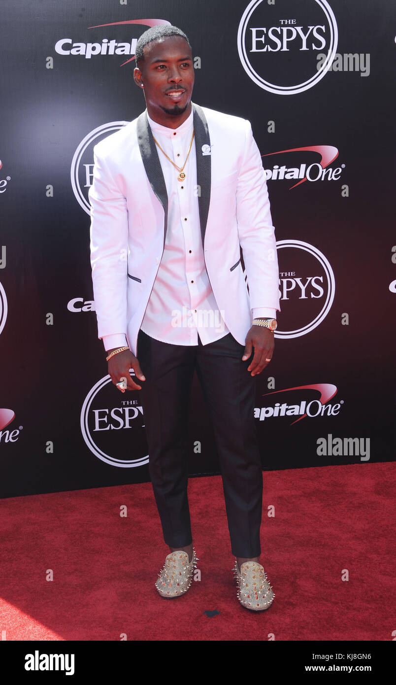 LOS ANGELES, CA - JULY 13: Andrew Hawkins arrive at The 2016 ESPYS at ...