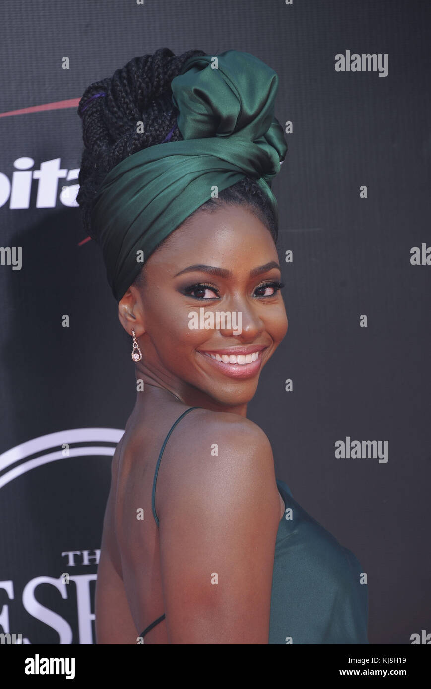 LOS ANGELES, CA - JULY 13: Teyonah Parris arrive at The 2016 ESPYS at ...