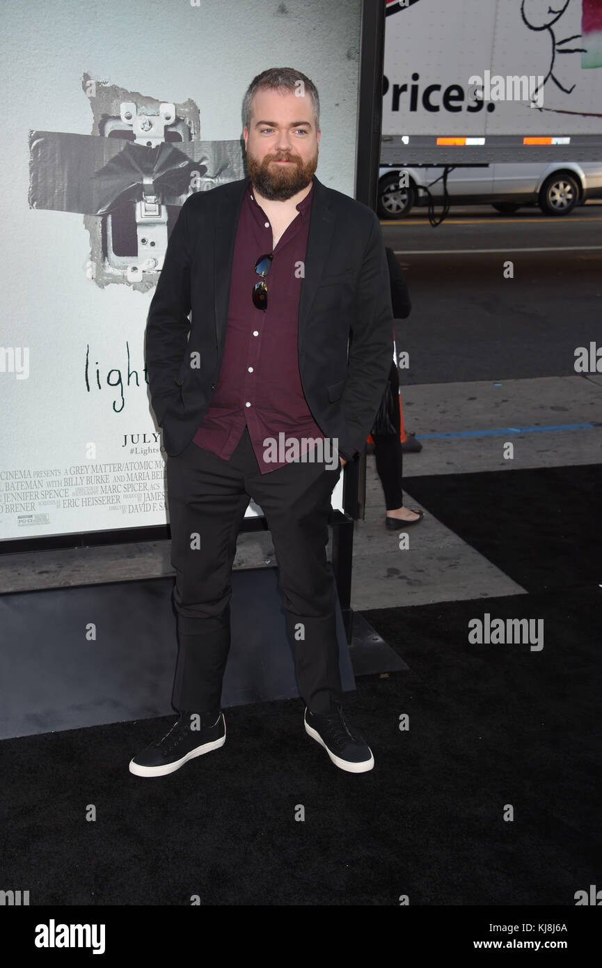 HOLLYWOOD, CA - JULY 19: David F. Sandberg attends the premiere of New ...