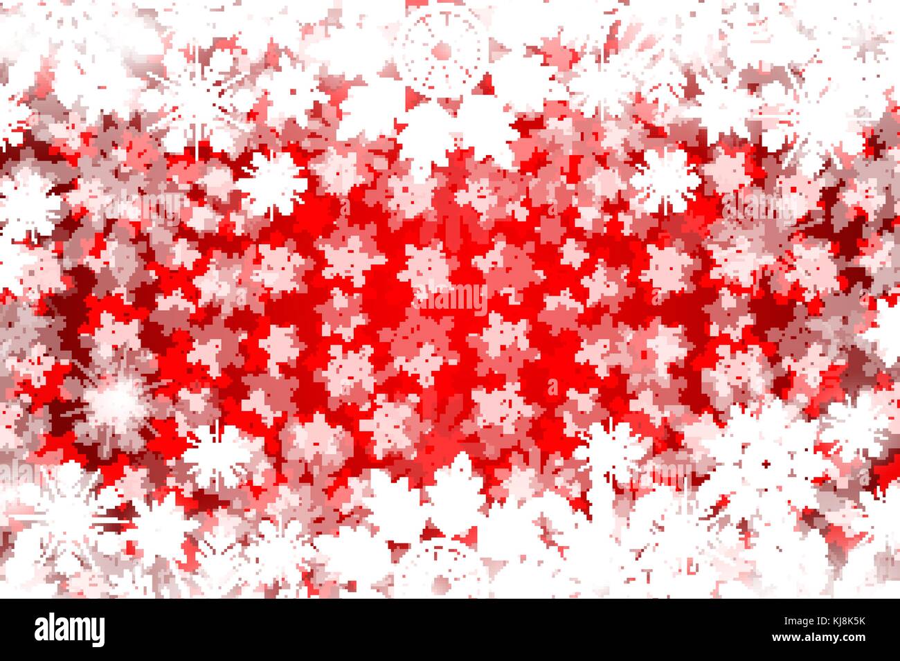 Red winter snowy background Stock Vector Image & Art - Alamy