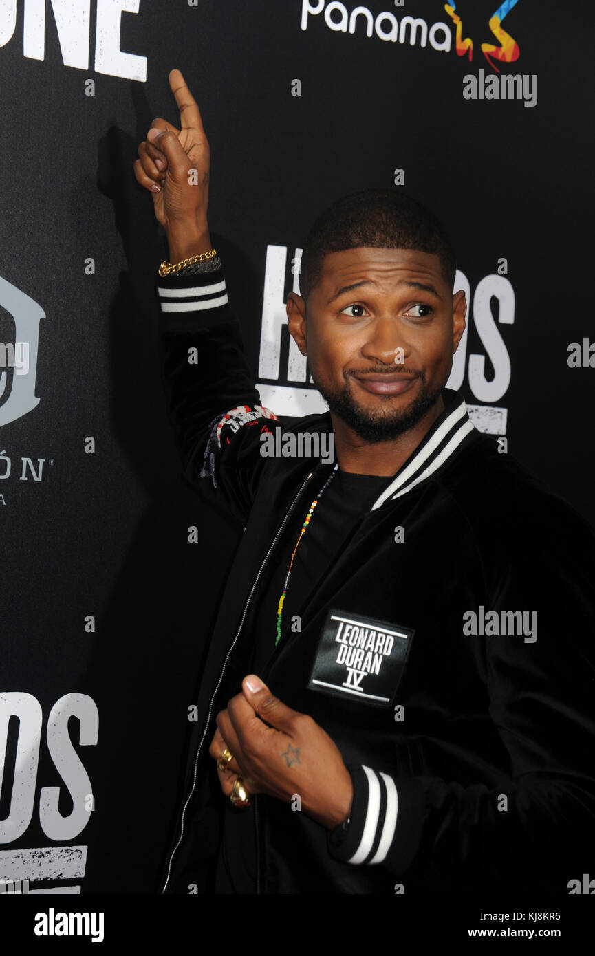 NEW YORK, NY - AUGUST 22: Usher attends the 'Hands Of Stone' U.S ...
