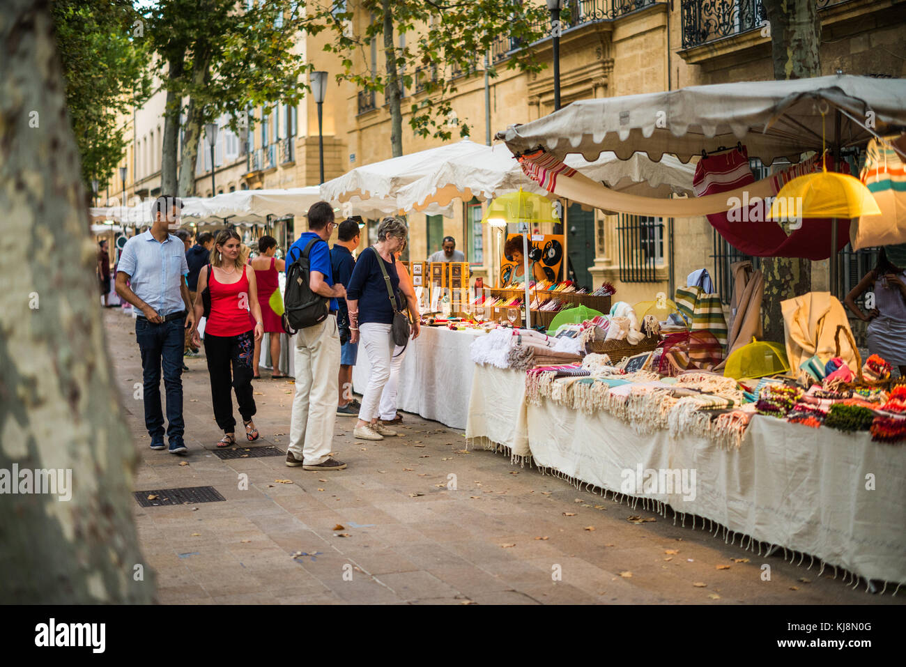 Cours Mirabeau, Aix en Provence, Provence, France, Aurope Stock Photo - Alamy