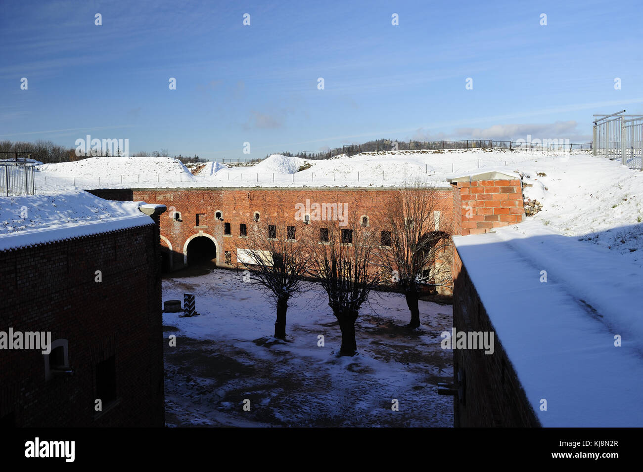 europe, fort, fort silberberg silver mountain fort, lower silesia ...