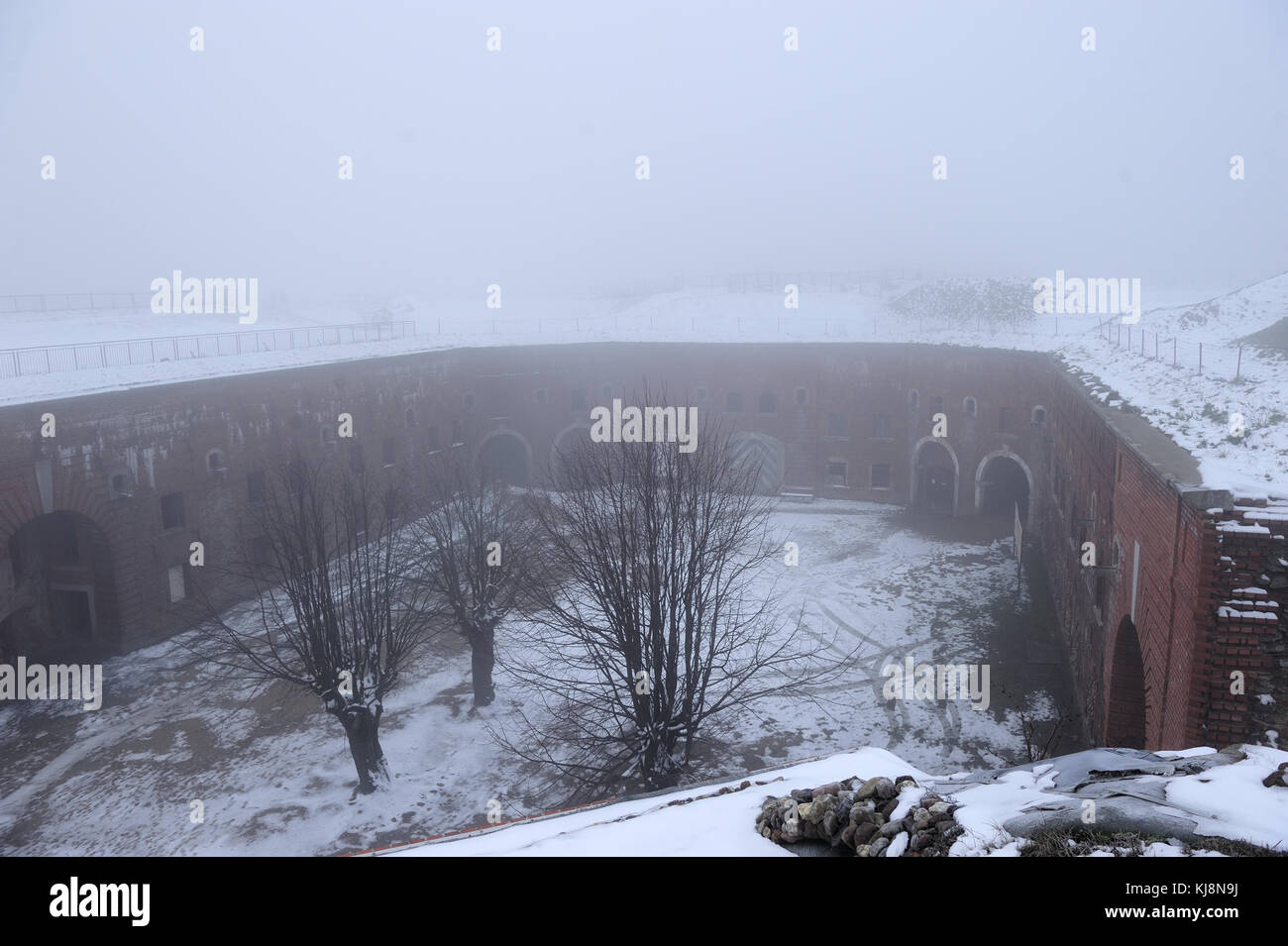 europe, fort, fort silberberg silver mountain fort, lower silesia ...