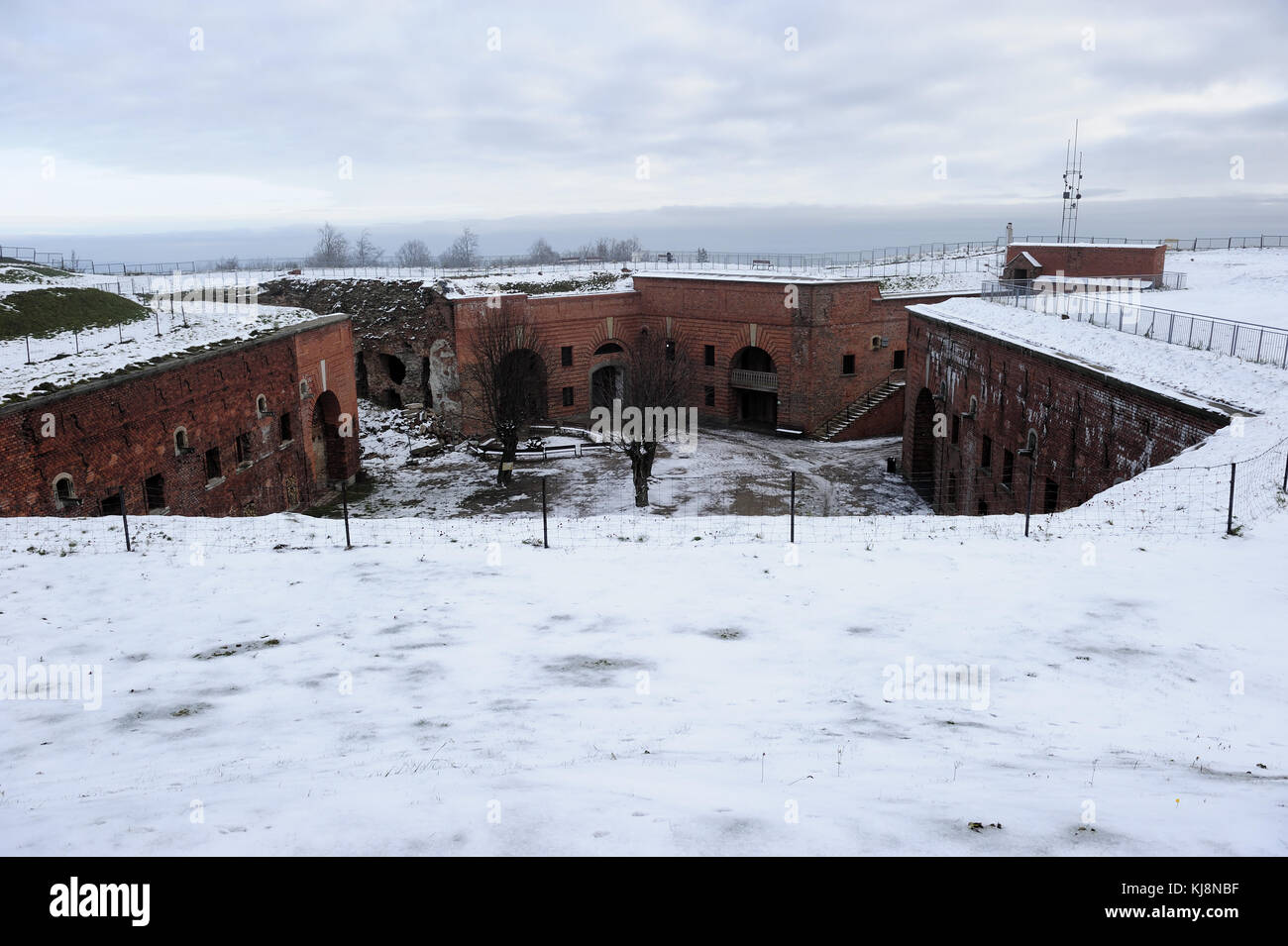 europe, fort, fort silberberg silver mountain fort, lower silesia ...