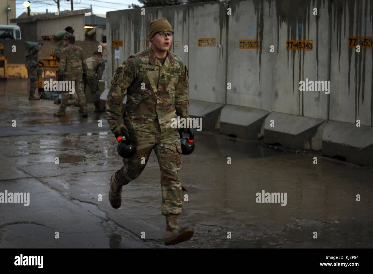 BAGRAM AIRFIELD, Afghanistan - Staff Sgt. Maynard Parrish, assigned to ...