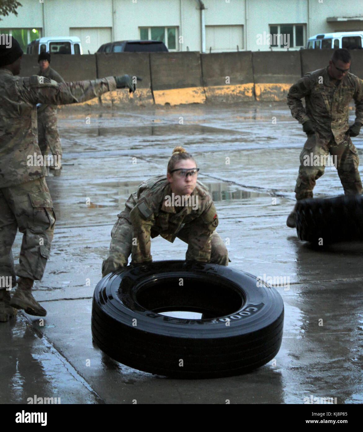 BAGRAM AIRFIELD, Afghanistan - Sgt. Brittney Young with 3rd Battalion ...
