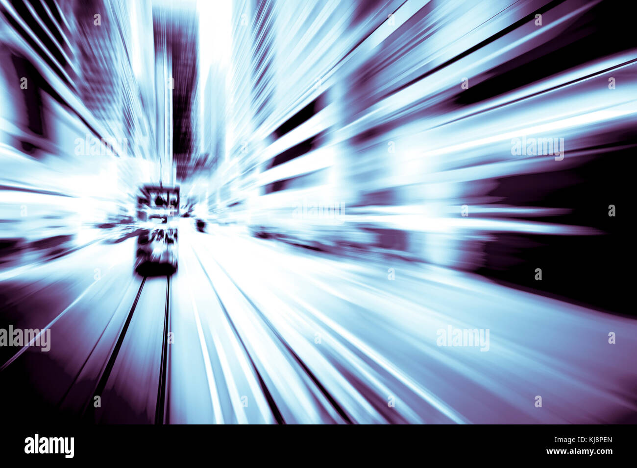 moving traffic light trails at night Stock Photo - Alamy