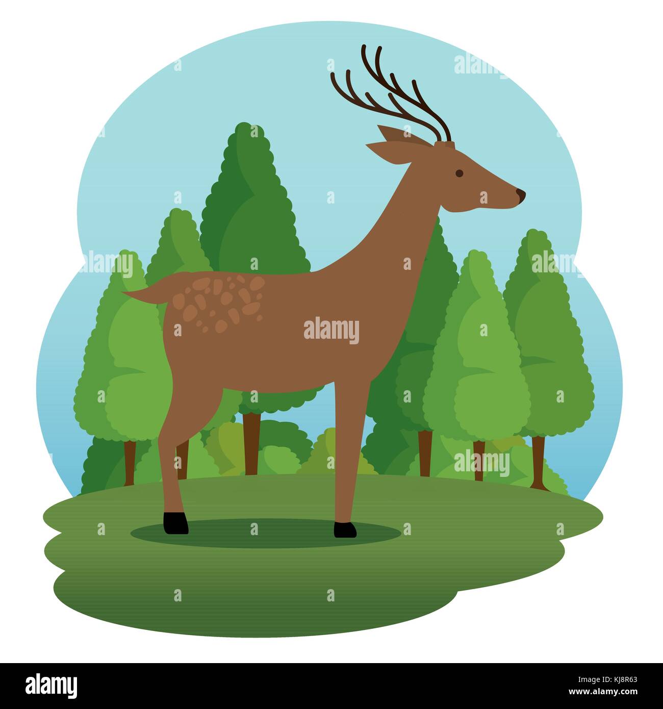 wild animal cartoon Stock Vector Image & Art - Alamy