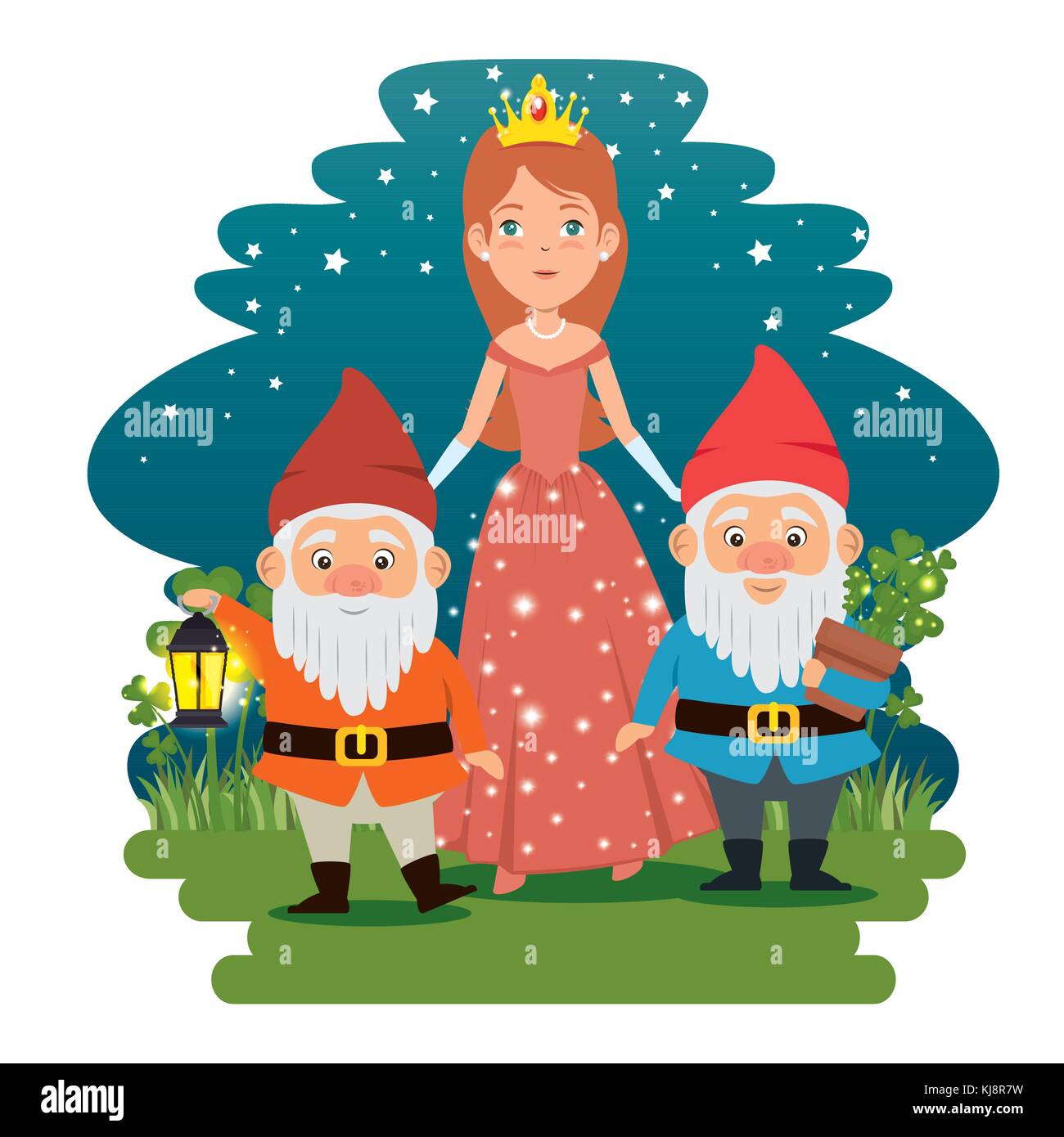 fantastic character fairytale cartoon Stock Vector Image & Art - Alamy