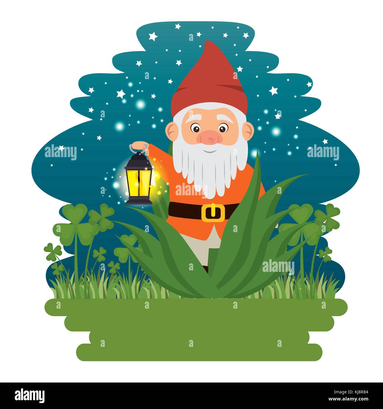 fantastic character dwarf cartoon Stock Vector Image & Art - Alamy