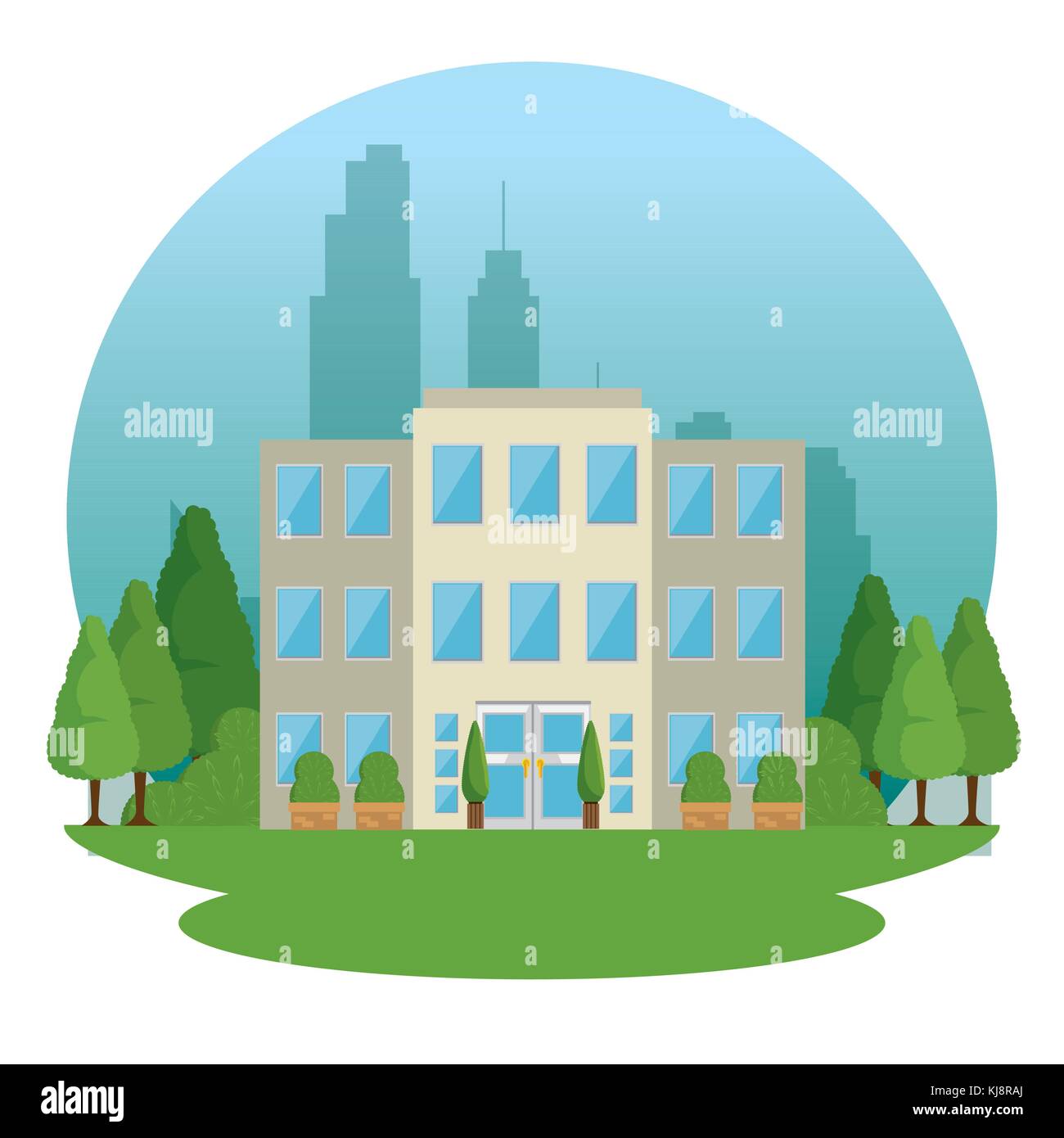 urban city landscape Stock Vector Image & Art - Alamy