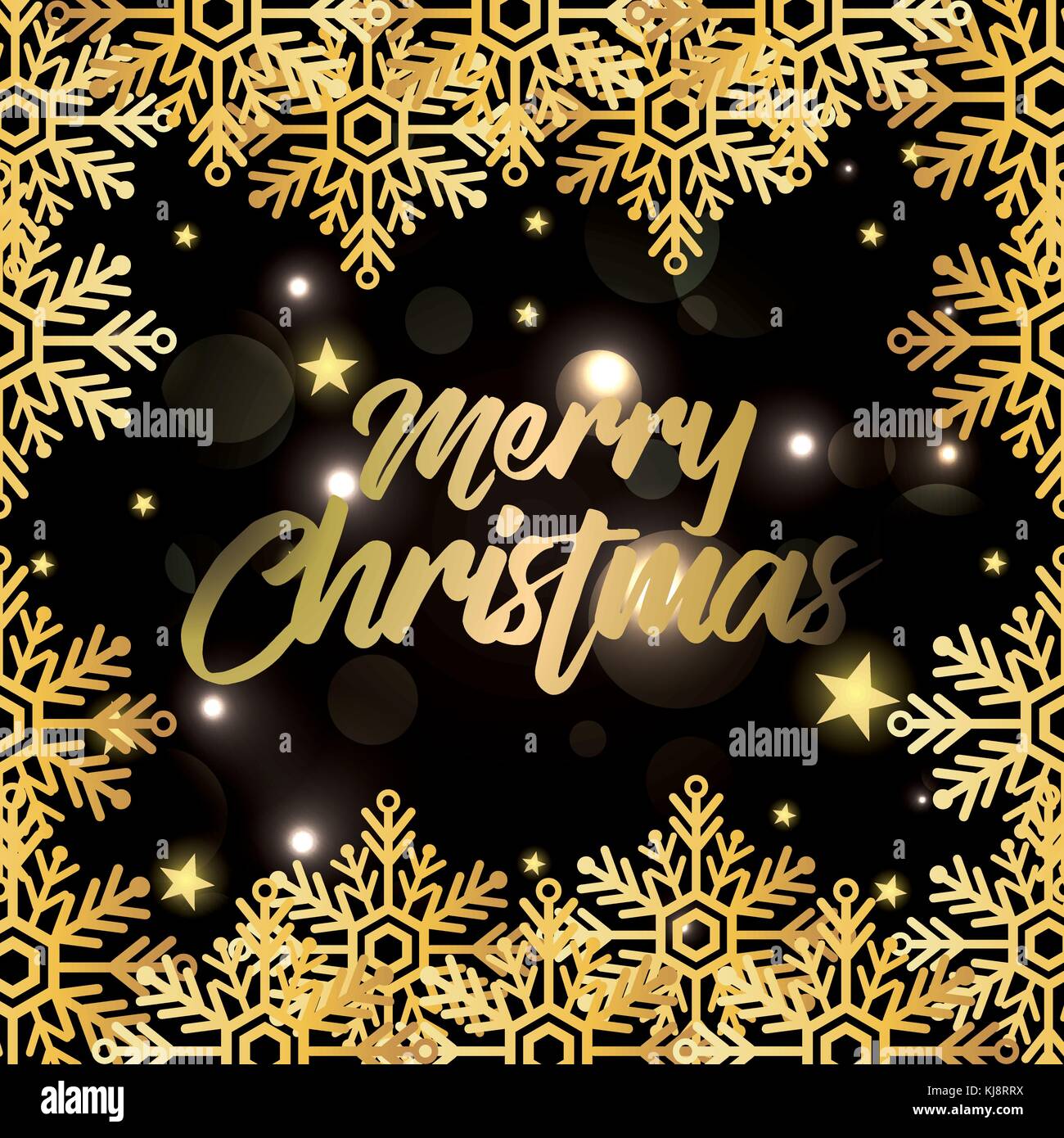 bright merry christmas card Stock Vector Image & Art - Alamy