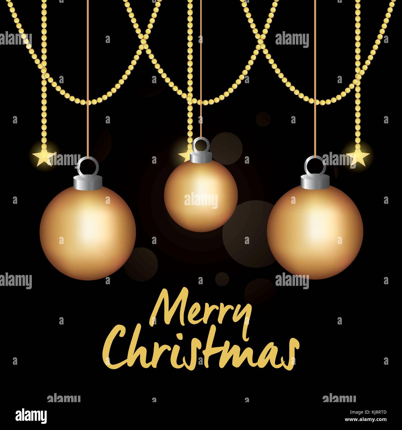 bright merry christmas card Stock Vector Image & Art - Alamy
