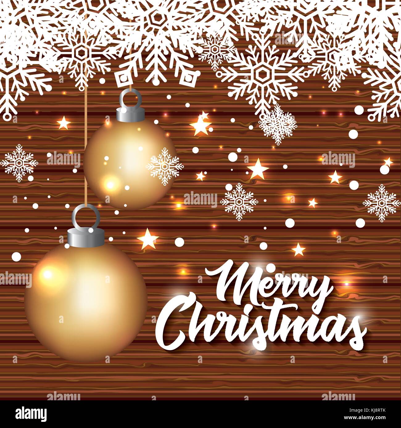 bright merry christmas card Stock Vector Image & Art - Alamy