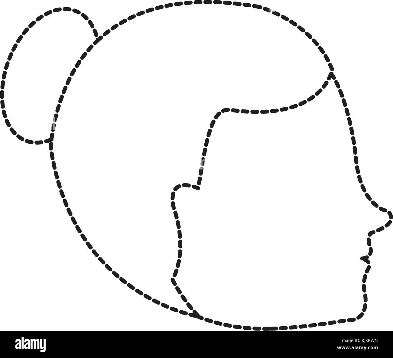 head profile woman avatar character Stock Vector Image & Art - Alamy