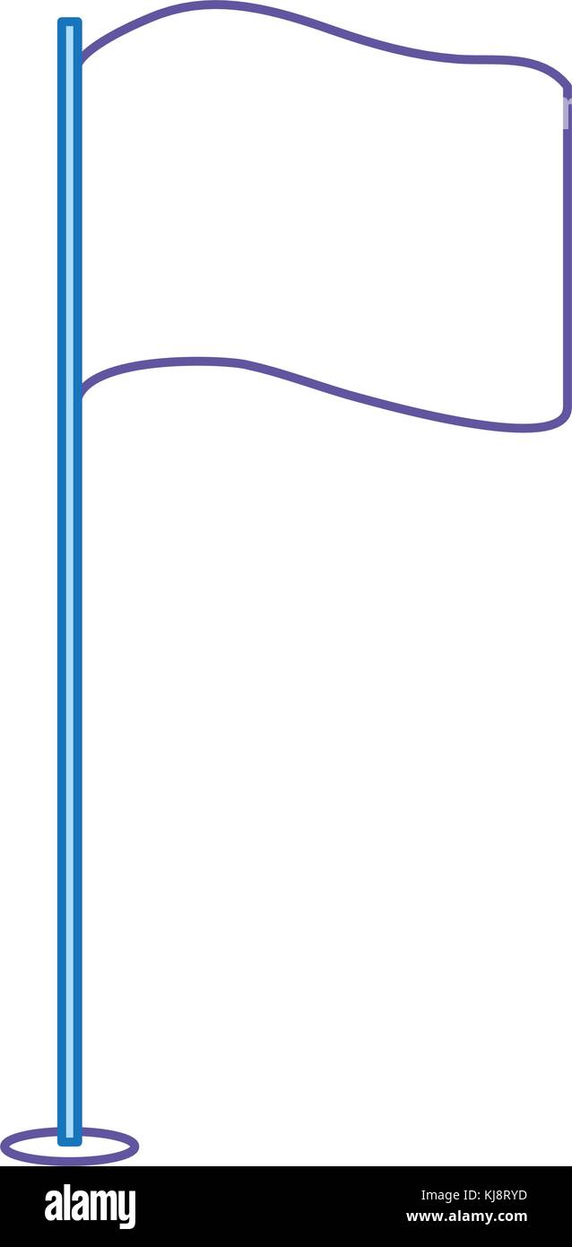 pointer flag isolated icon Stock Vector Image & Art - Alamy