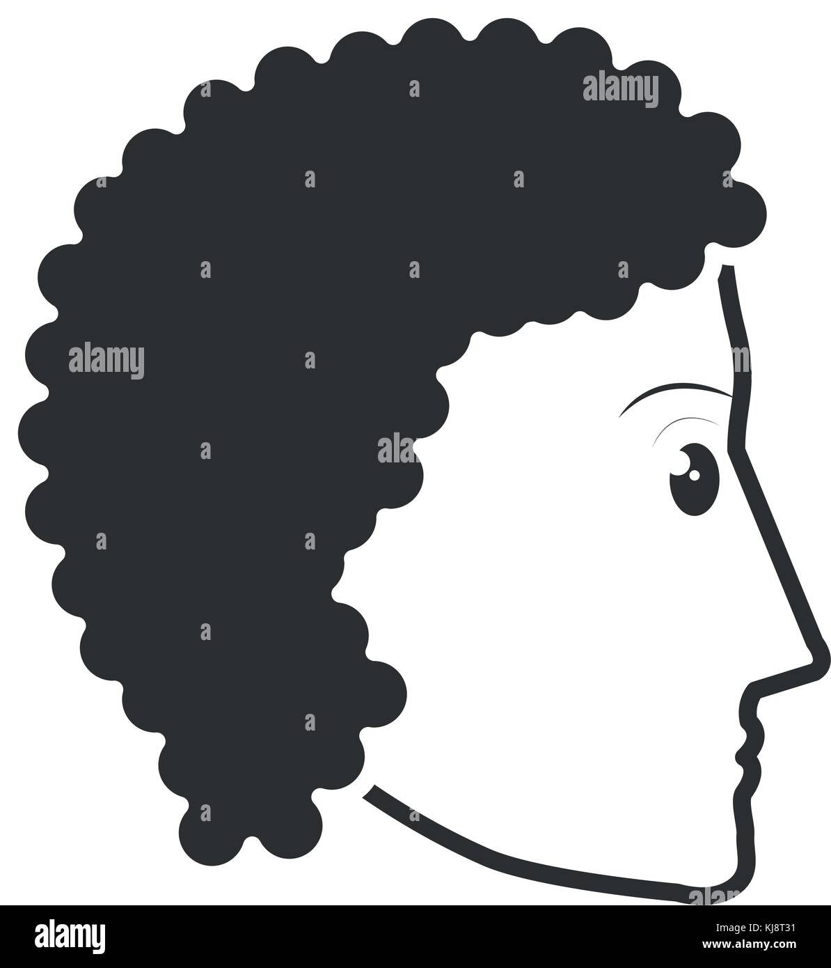 head profile man avatar character Stock Vector Image & Art - Alamy