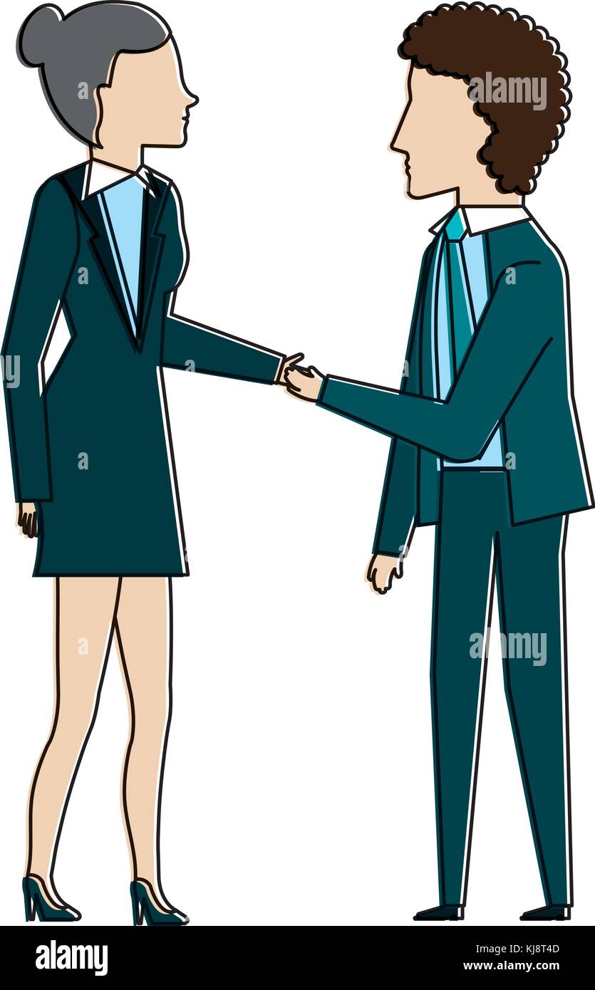 businesspeople talking avatars characters Stock Vector Image & Art - Alamy