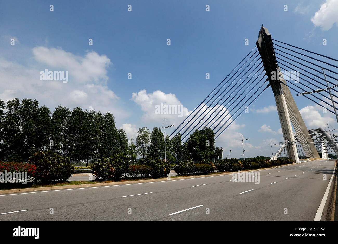General view of the Putrajaya bridge road in Putrajaya, April 30, 2017 ...