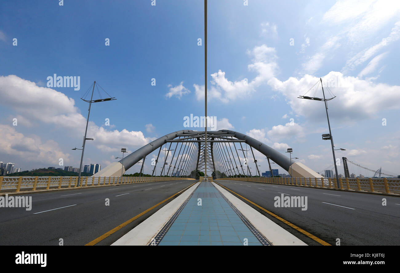 General view of the Putrajaya bridge road in Putrajaya, April 30, 2017 ...