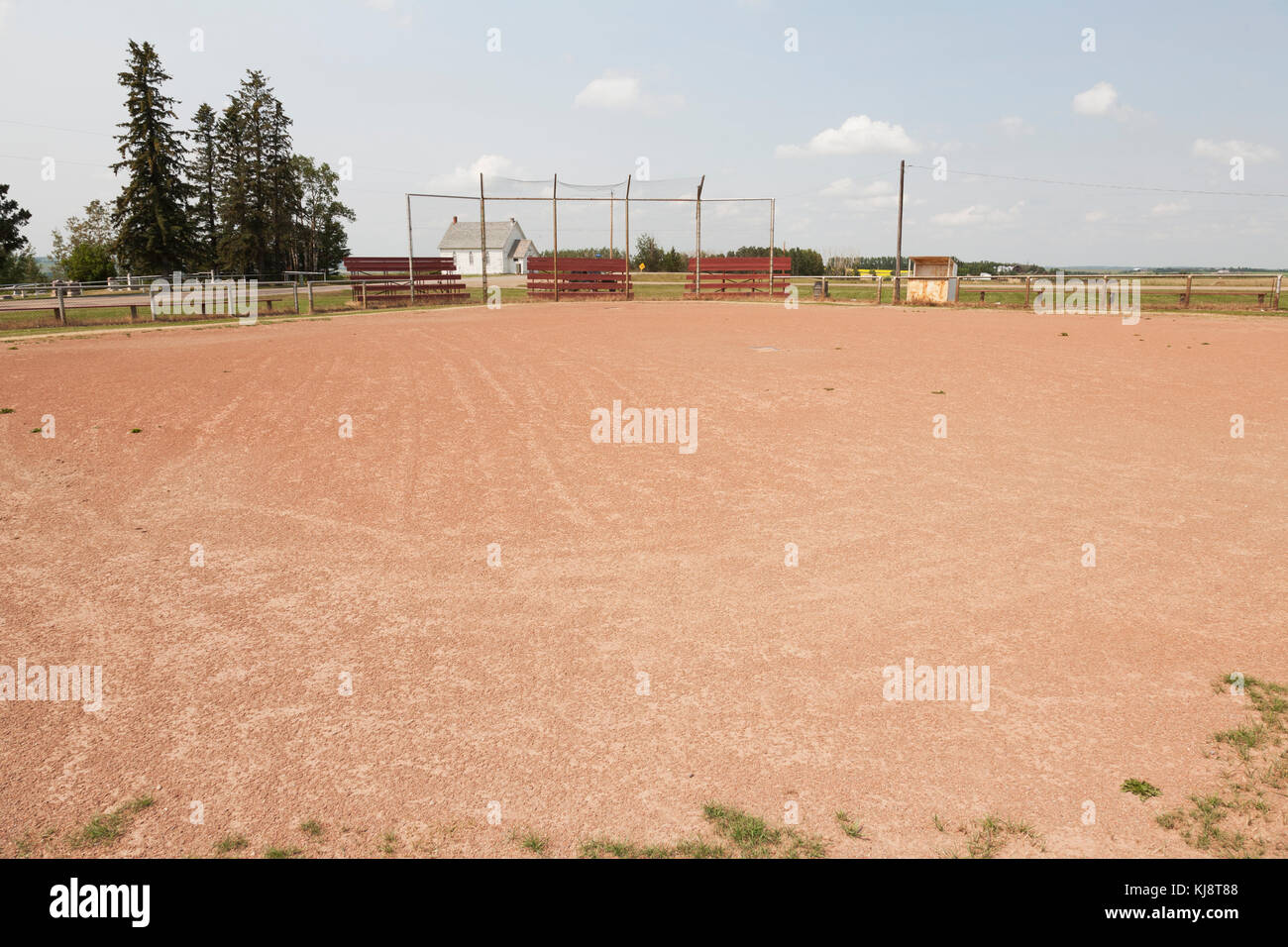 rural Alberta baseball diamond. Alberta Canada Stock Photo - Alamy