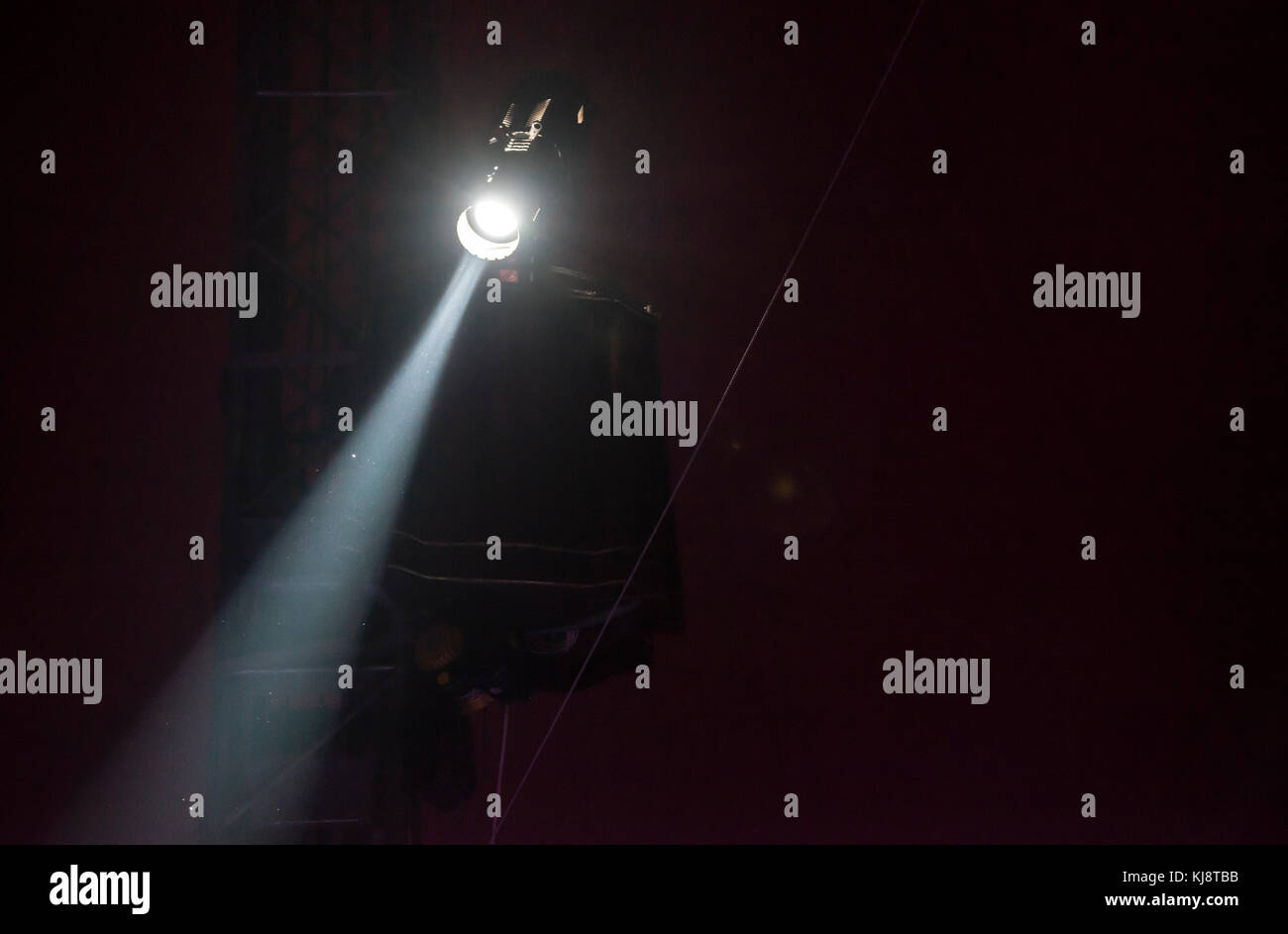 Theater lights in the circus Stock Photo - Alamy