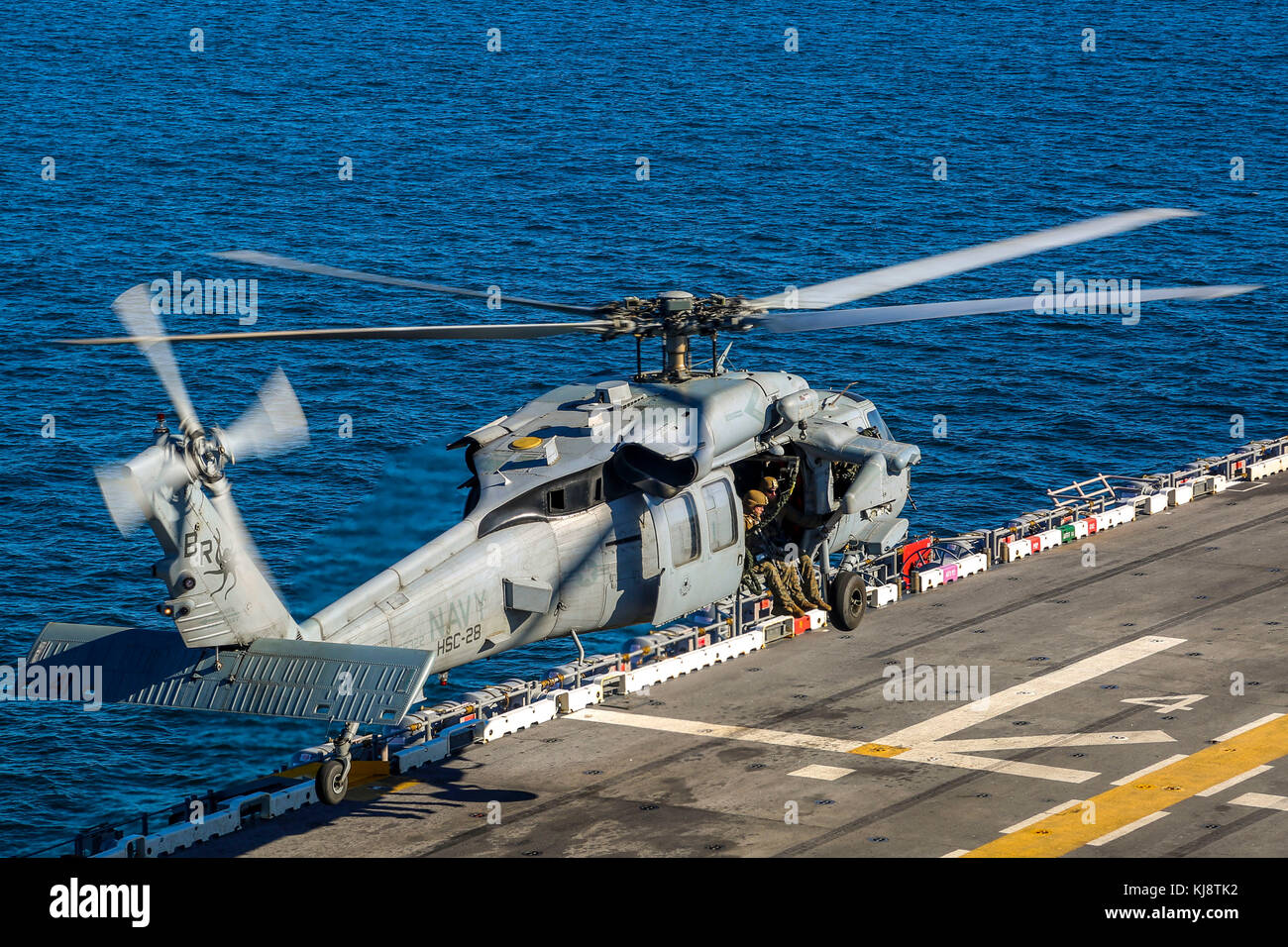 U.S. Navy MH-60S Seahawk with Helicopter Sea Combat Squadron (HSC) 28 ...