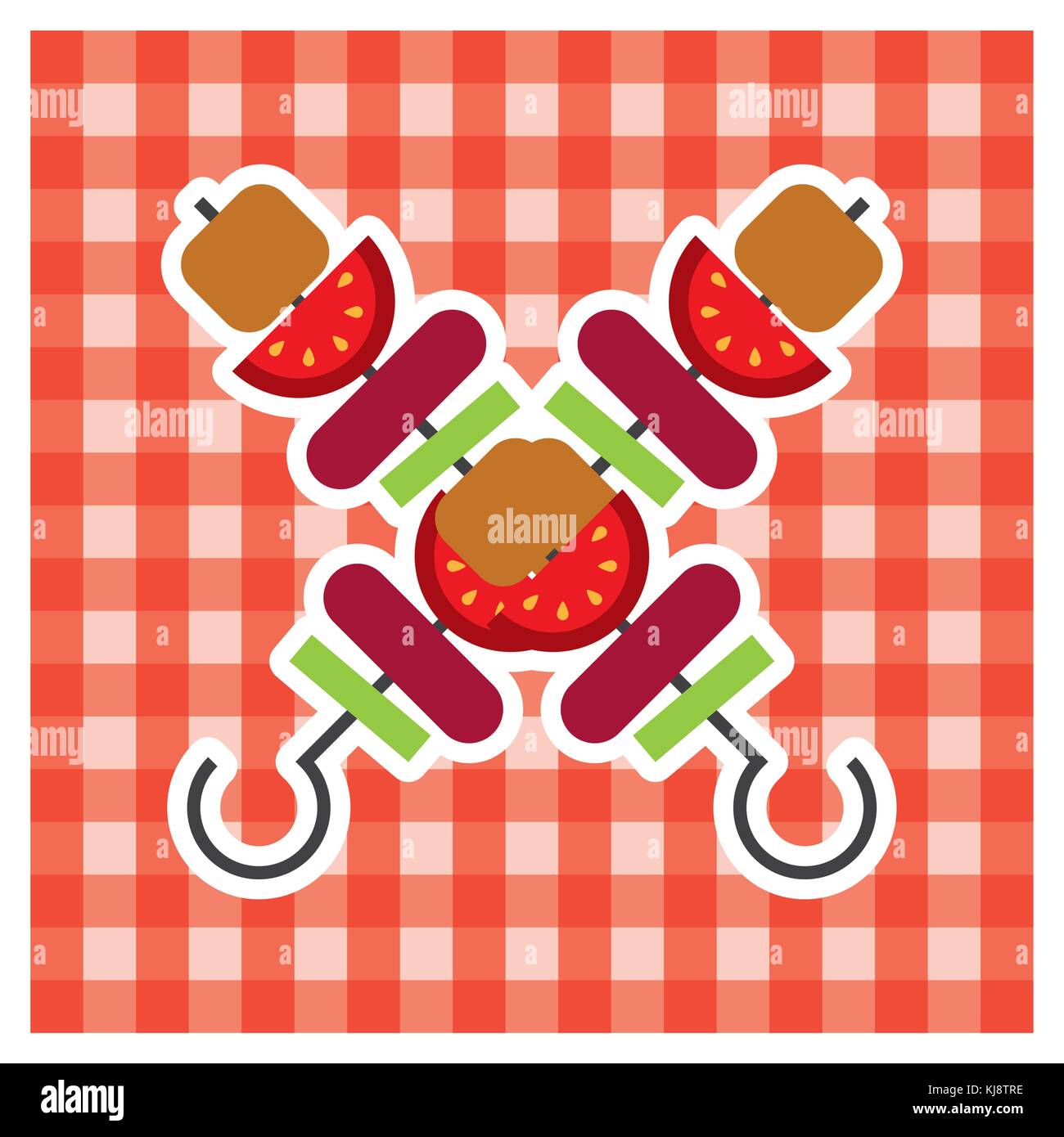 picnic party scene icon Stock Vector Image & Art - Alamy