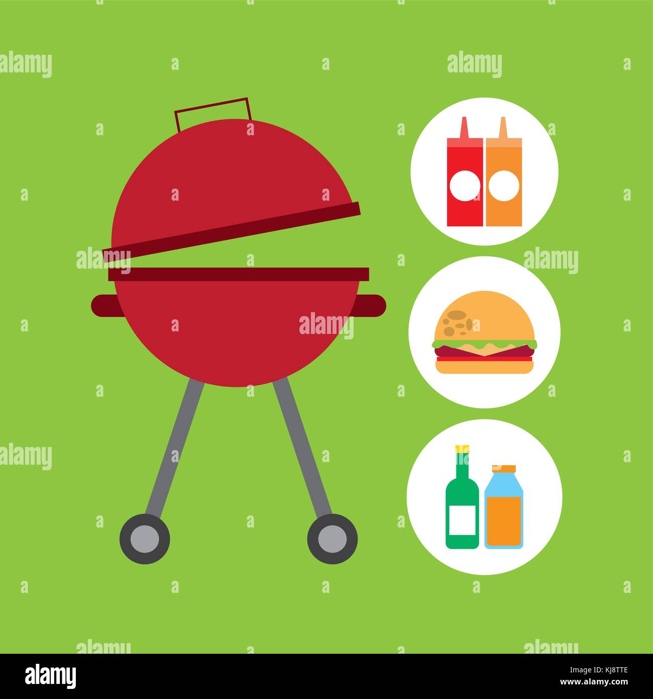 picnic party scene icon Stock Vector Image & Art - Alamy