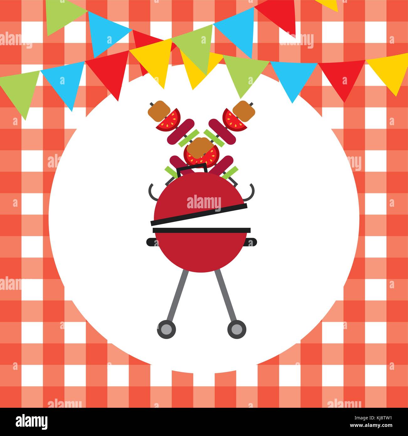 picnic party scene icon Stock Vector Image & Art - Alamy