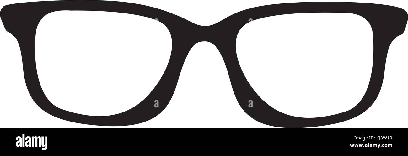 Black Icon Glasses Cartoon Stock Vector Image And Art Alamy
