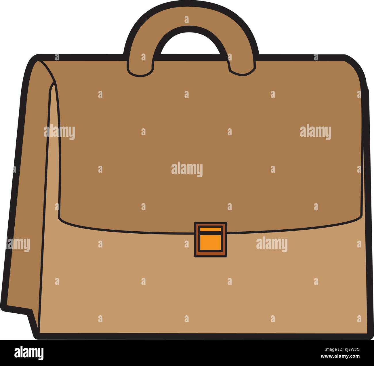 cute brown suitcase cartoon Stock Vector Image & Art - Alamy