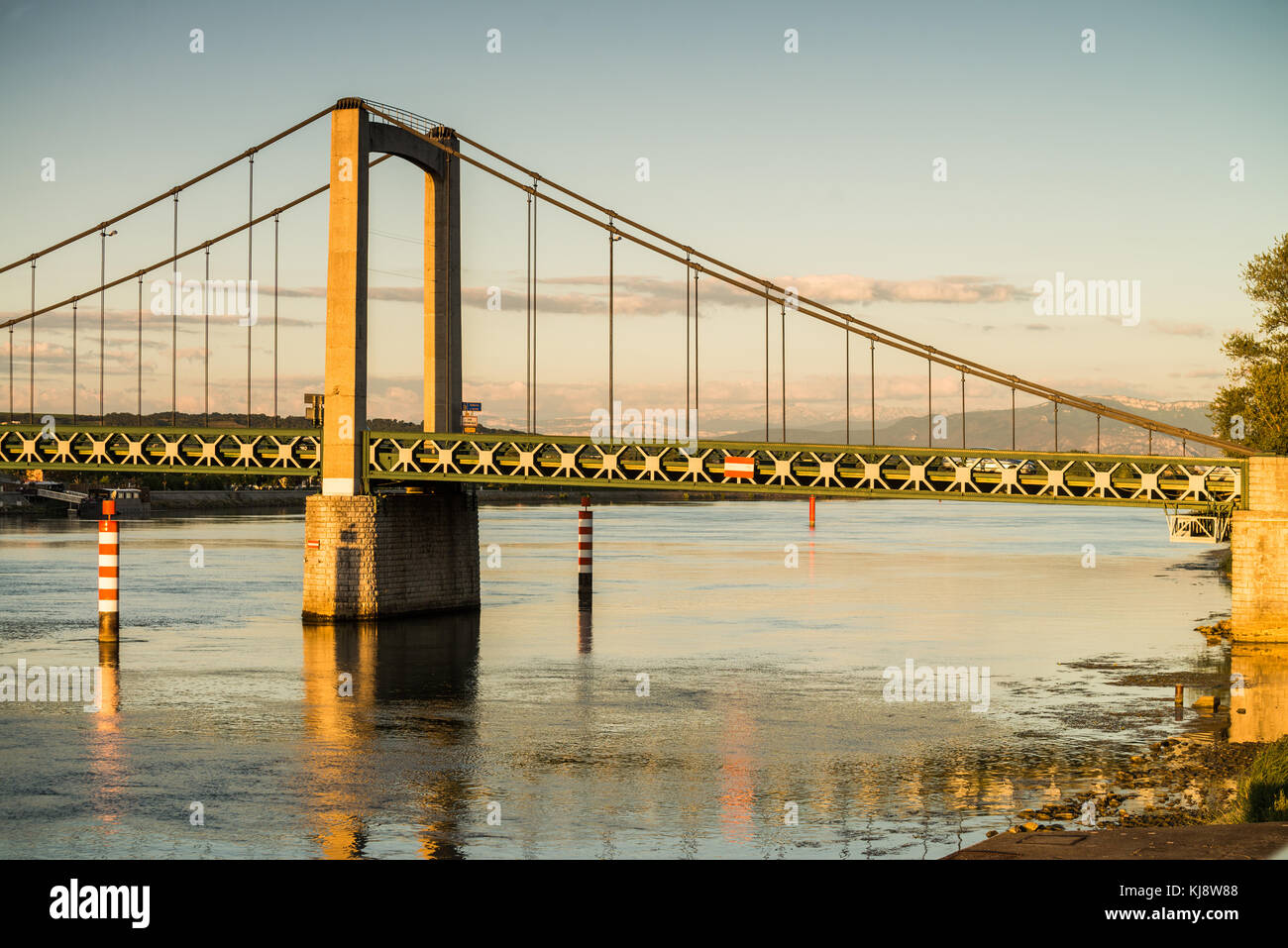 River Rhone, Tain-l'Hermitage, France, Europe Stock Photo - Alamy