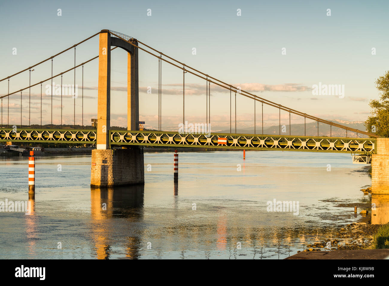River Rhone, Tain-l'Hermitage, France, Europe Stock Photo - Alamy