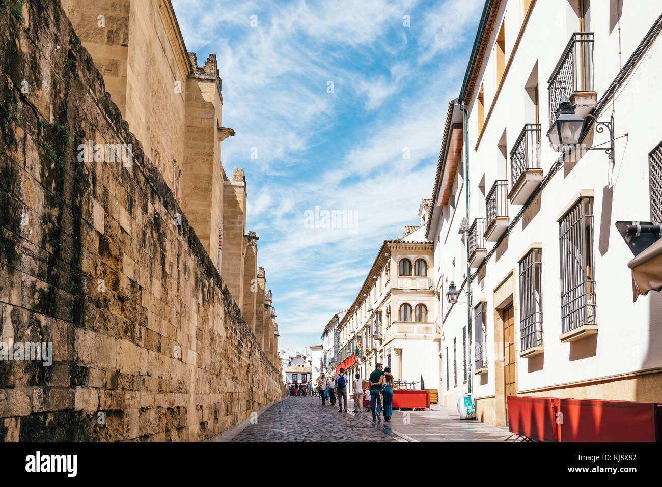 Street in the old city of Cordoba Stock Photo - Alamy
