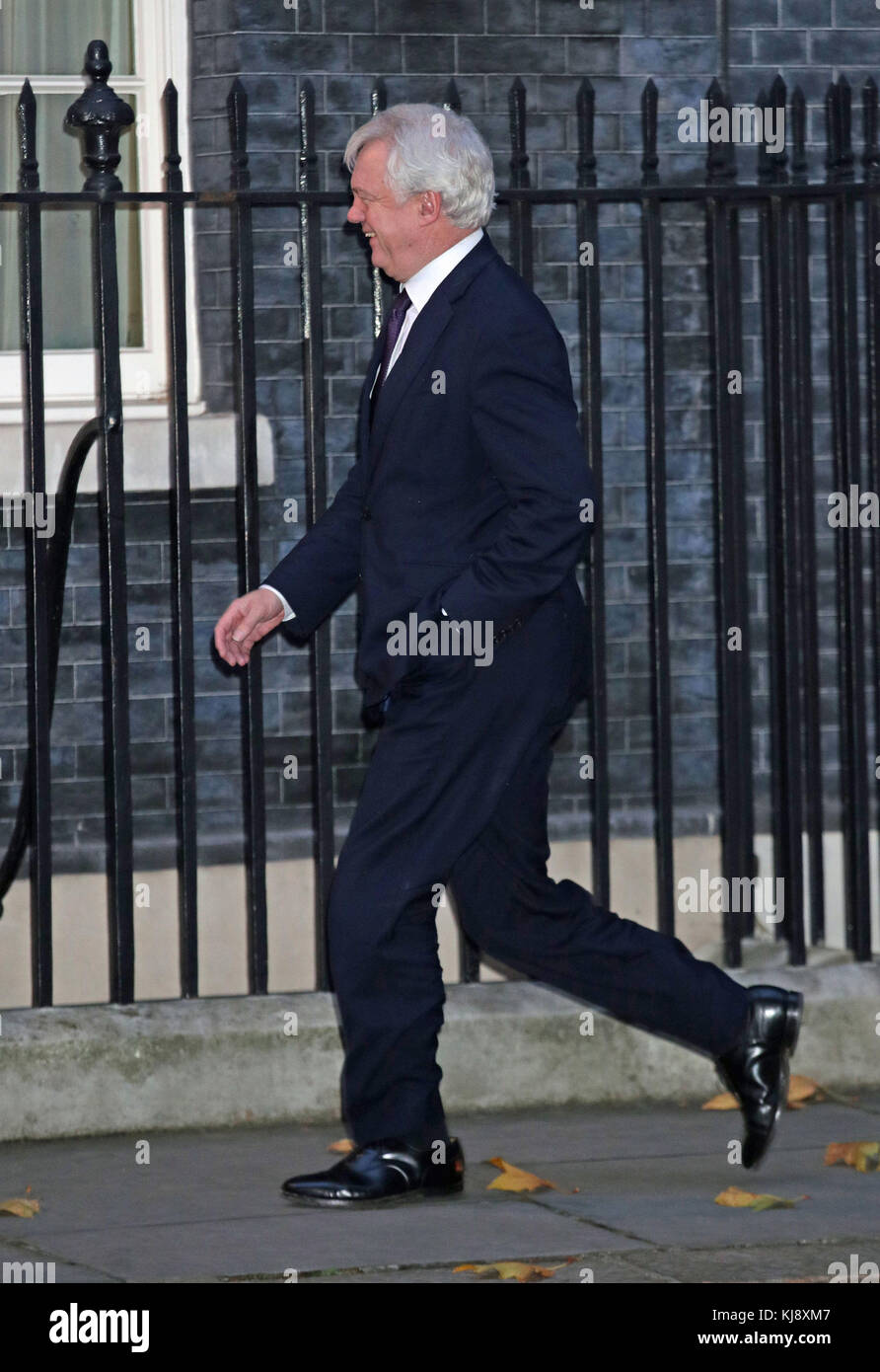 Brexit Secretary David Davis arriving in Downing Street, London, for a ...