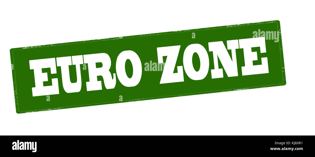 Stamp with text euro zone inside, vector illustration Stock Photo - Alamy