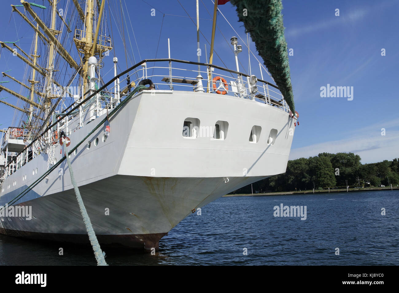 close up shot from a old sailing vessel Stock Photo - Alamy