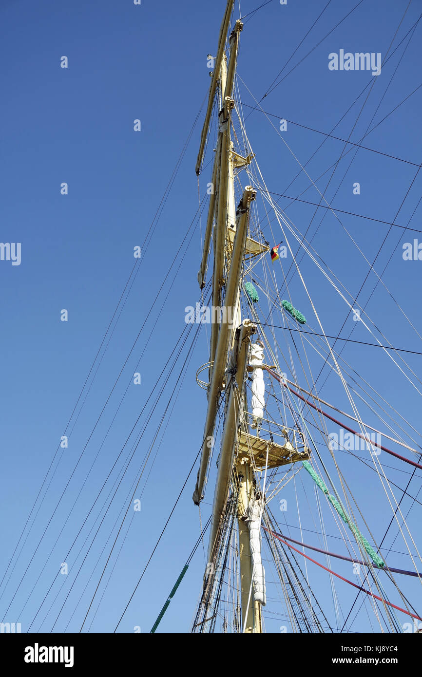 close up shot from a old sailing vessel Stock Photo - Alamy