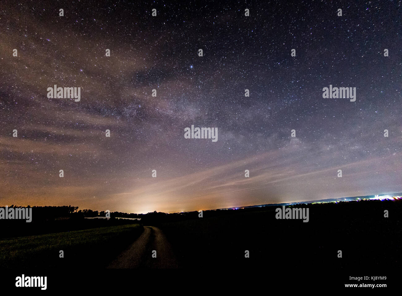 Starry sky at night in bavaria hi-res stock photography and images - Alamy