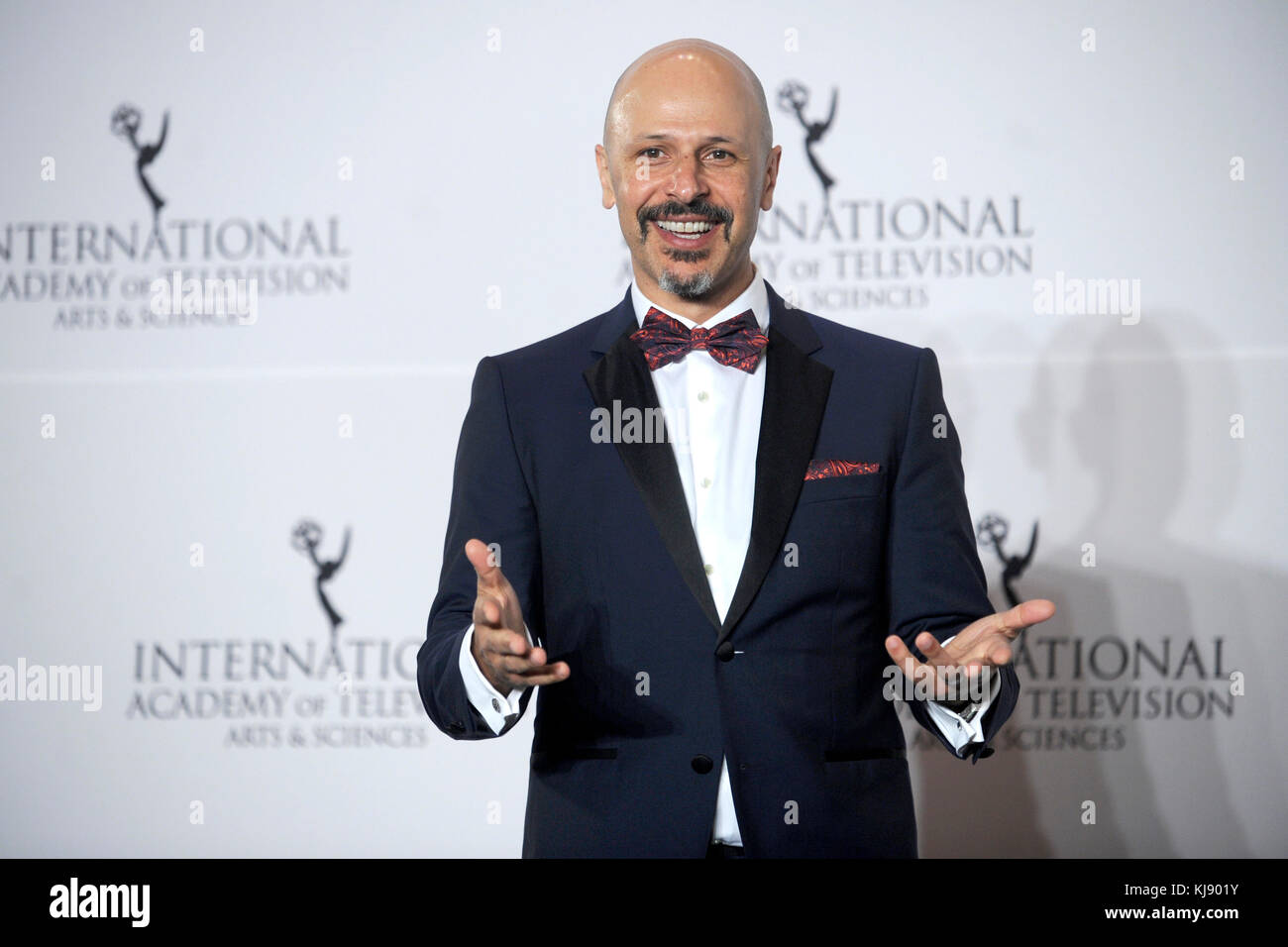 Maz Jobrani attends the 45th International Emmy Awards 2017 at Hilton ...