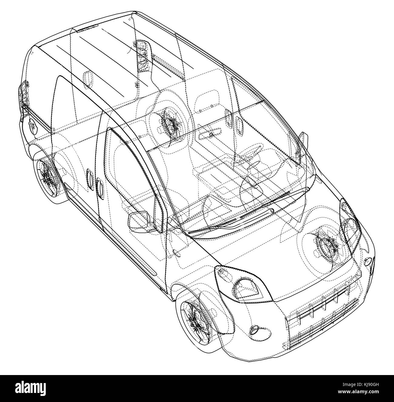 Concept car. Vector Stock Vector Image & Art - Alamy