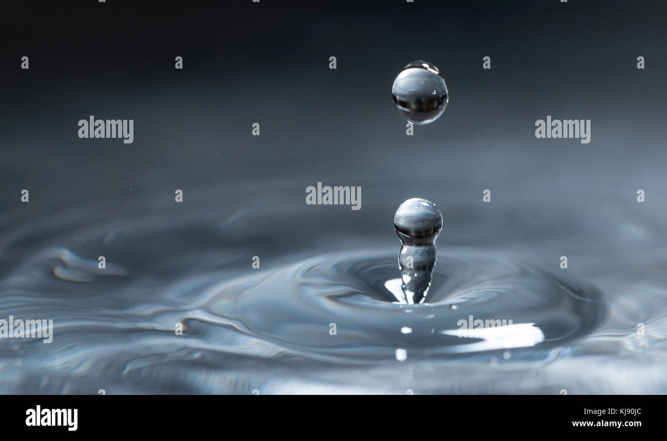 Water drops close up. Macro shot drops Stock Photo - Alamy