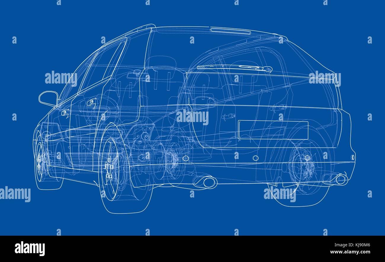 Concept car. Vector Stock Vector Image & Art - Alamy