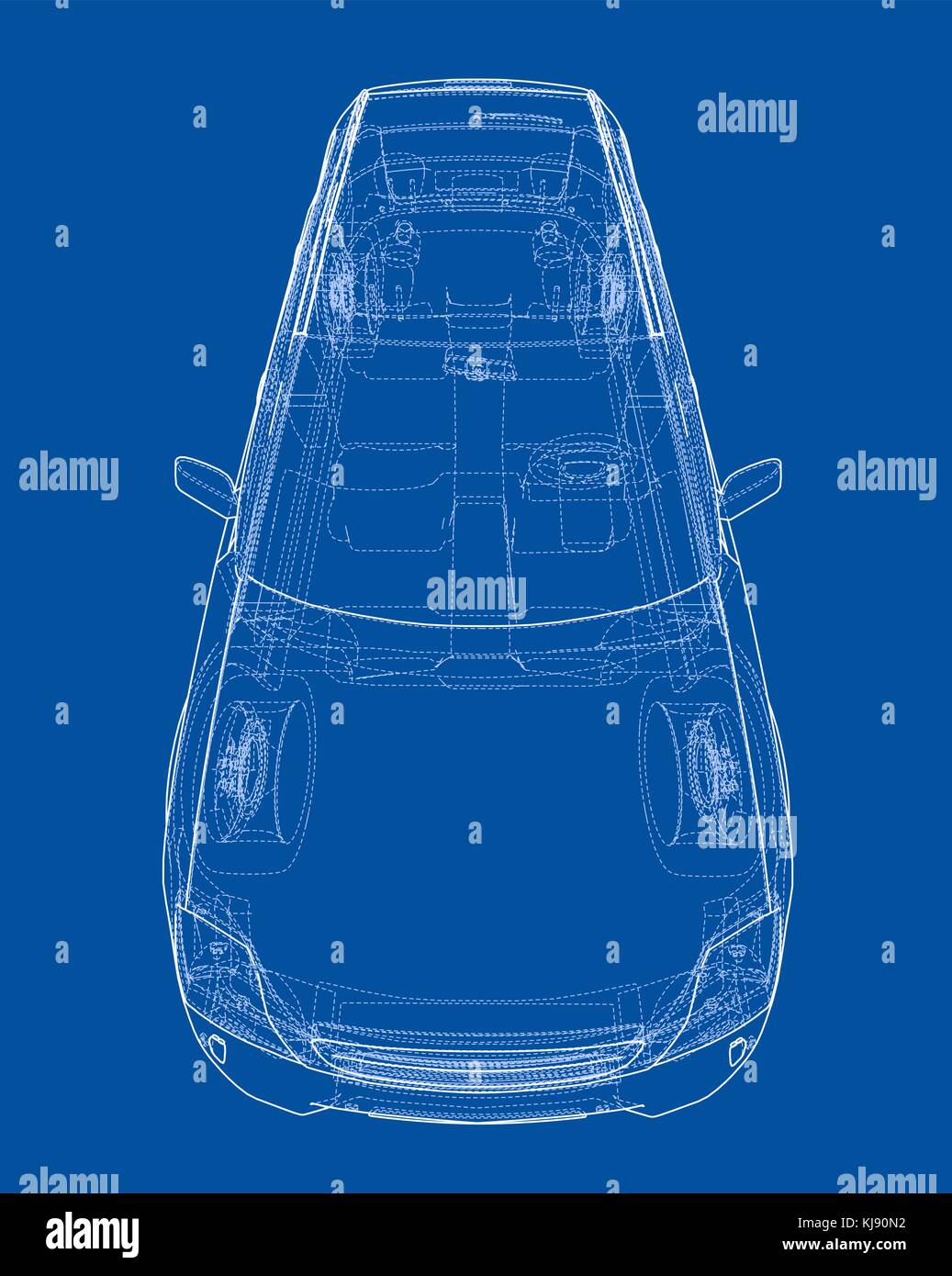 Car sketch. Vector Stock Vector Image & Art - Alamy