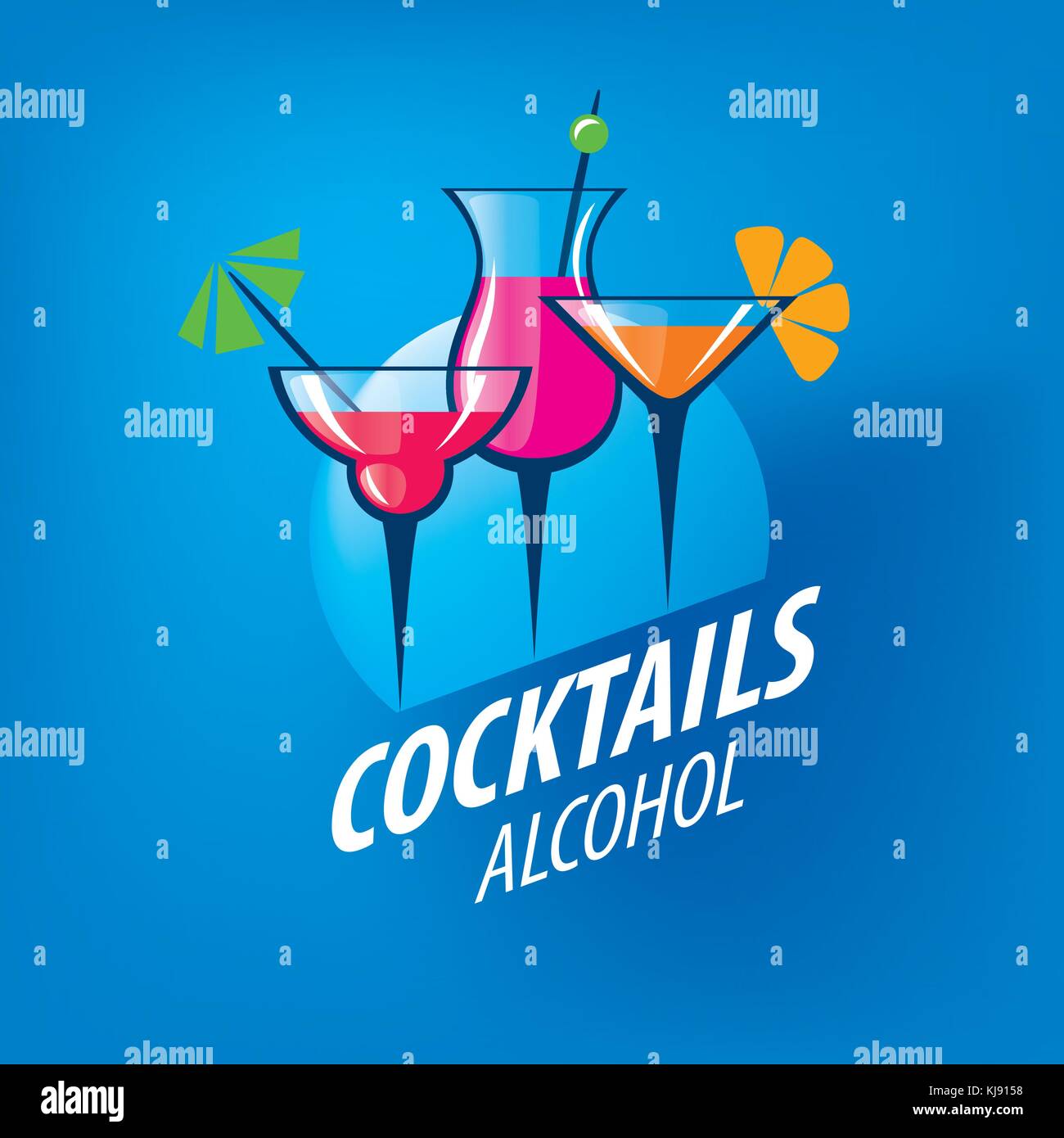 alcoholic cocktails logo Stock Vector Image & Art - Alamy