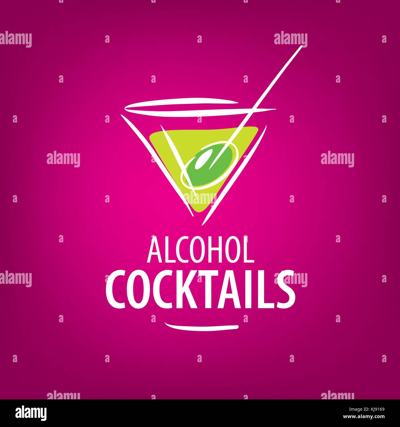alcoholic cocktails logo Stock Vector Image & Art - Alamy