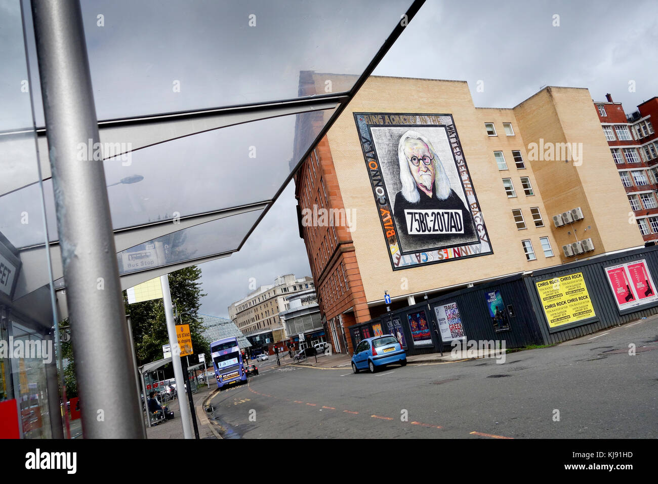 Billy Connolly Mural, Glasgow, Scotland, U.K Stock Photo - Alamy