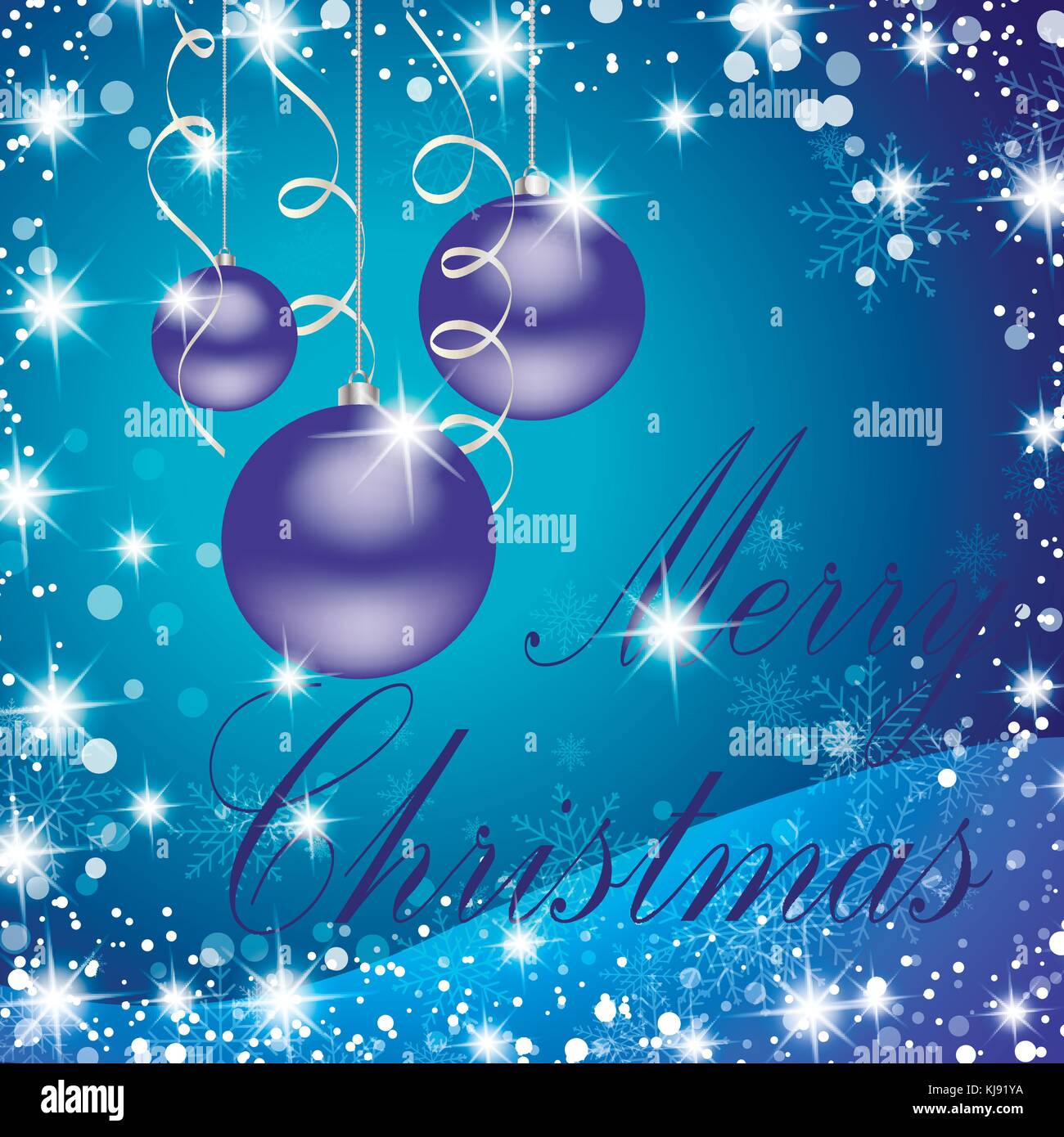 Classic merry christmas greeting Stock Vector Images - Alamy